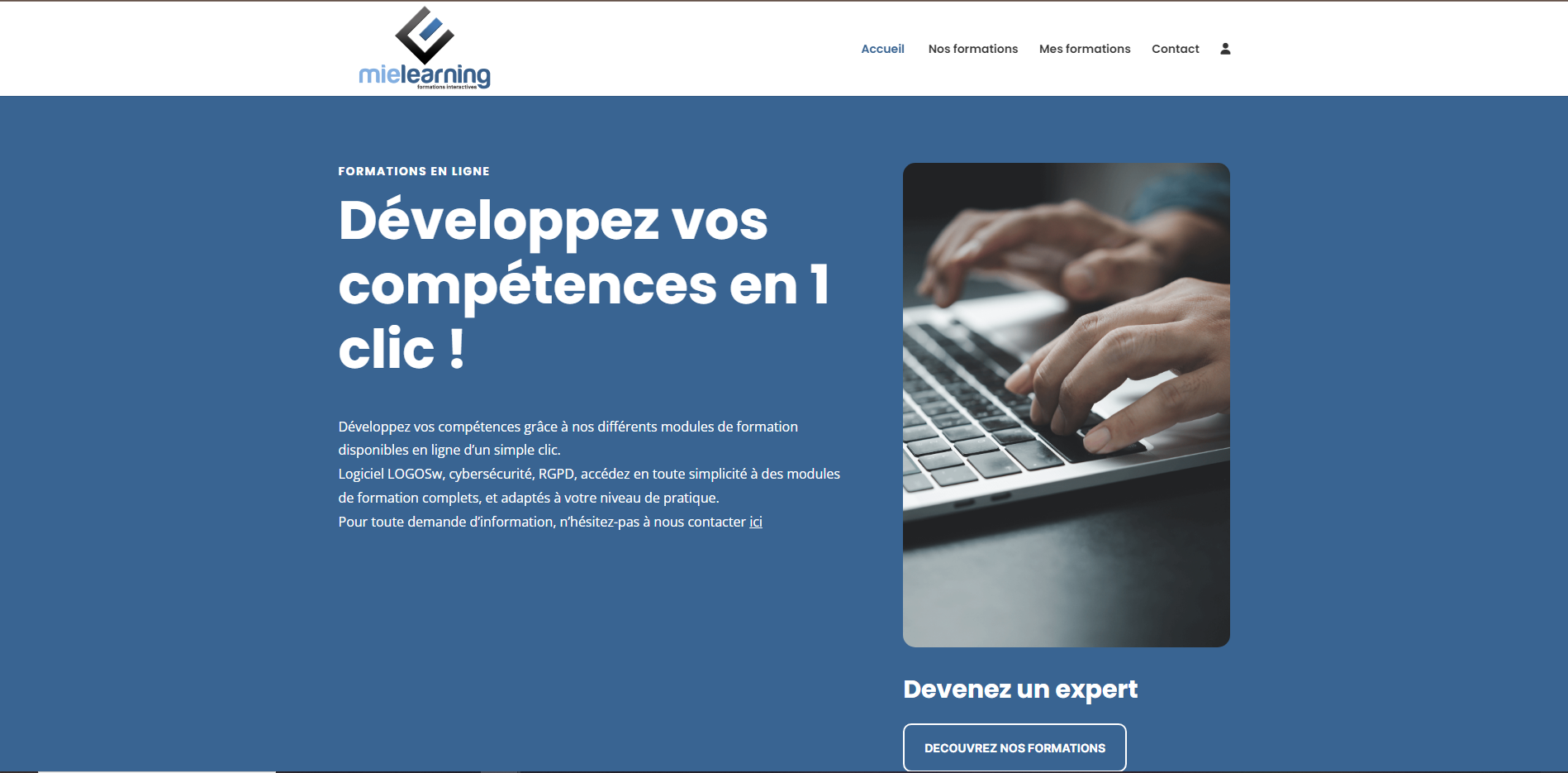 Accueil - MIE LEARNING